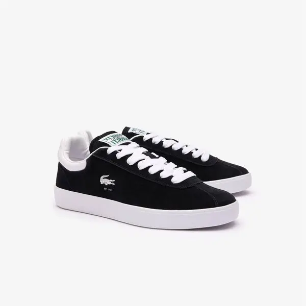 Lacoste Suede Crocodile Logo Trainers