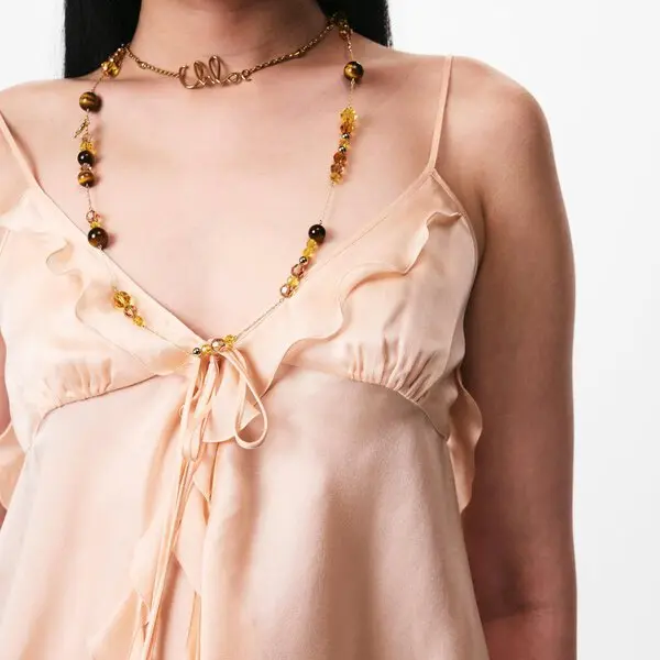 Chloé Vneck Thinstrap Camisole