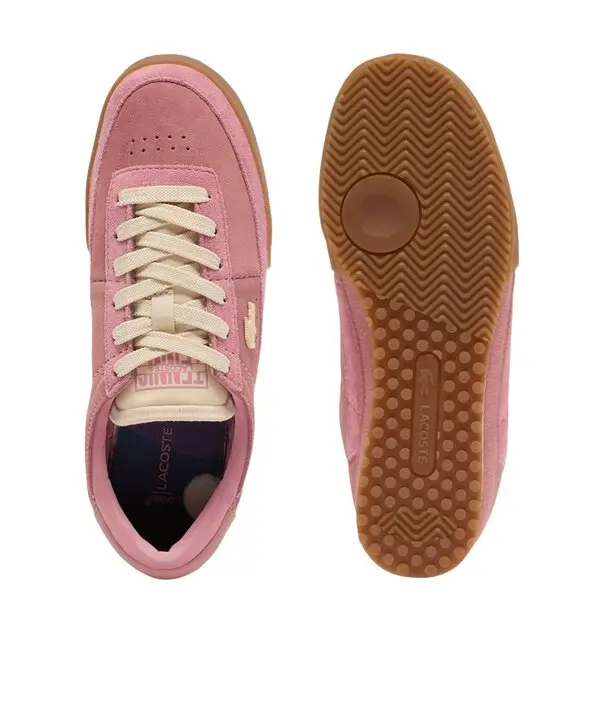 Lacoste Suede Low-top Trainers - Pink
