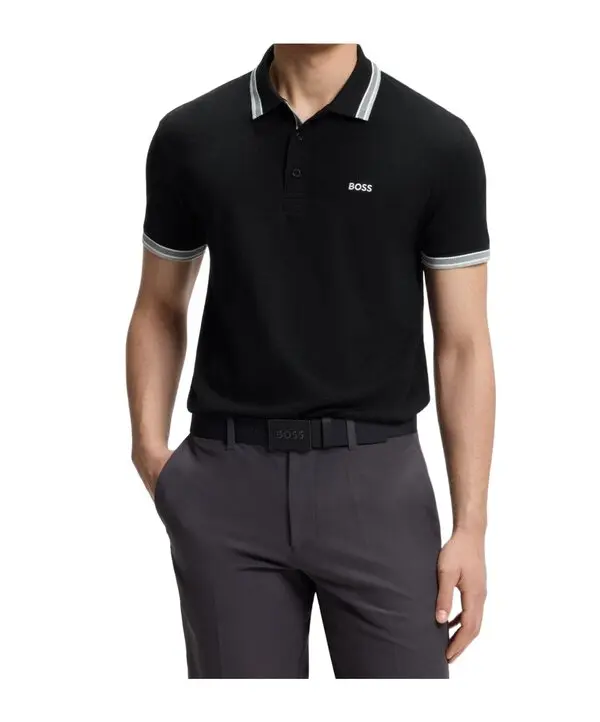 Hugo Boss Shortsleeve Polo Shirt - Black