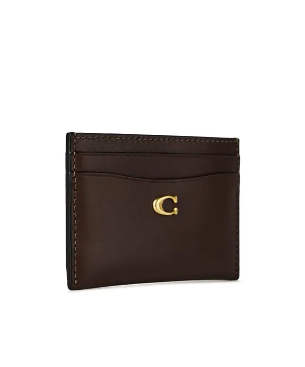 COACH Minimalist Leather Card Holder - No