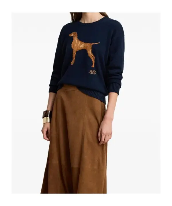 Polo Ralph Lauren Intarsia-knit Long-sleeve Sweater