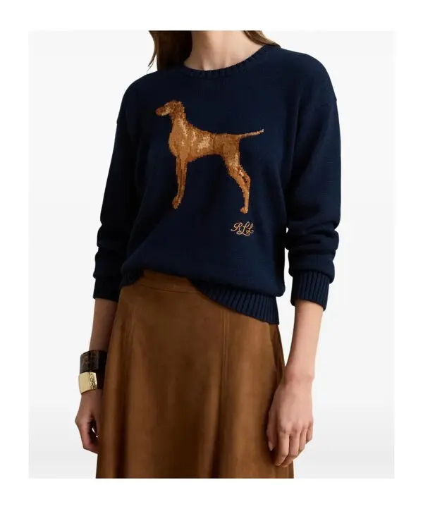 Polo Ralph Lauren Intarsia-knit Long-sleeve Sweater