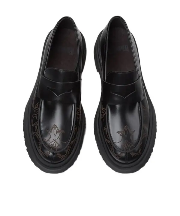 Camper Leather Moccasins