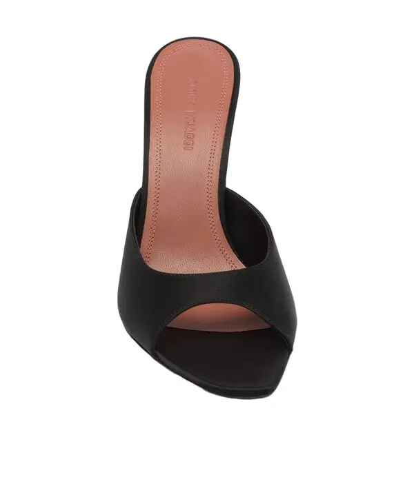 Amina Muaddi Alexa Slipper 95 Satin