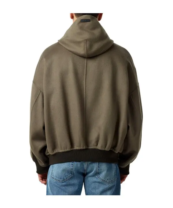 Fear Of God Hooded Baseball Jacket
