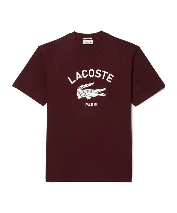 Lacoste Logo Short Sleeve T-shirt - Brown
