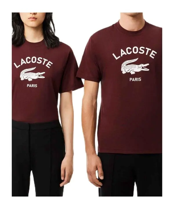 Lacoste Logo Short Sleeve T-shirt - Brown