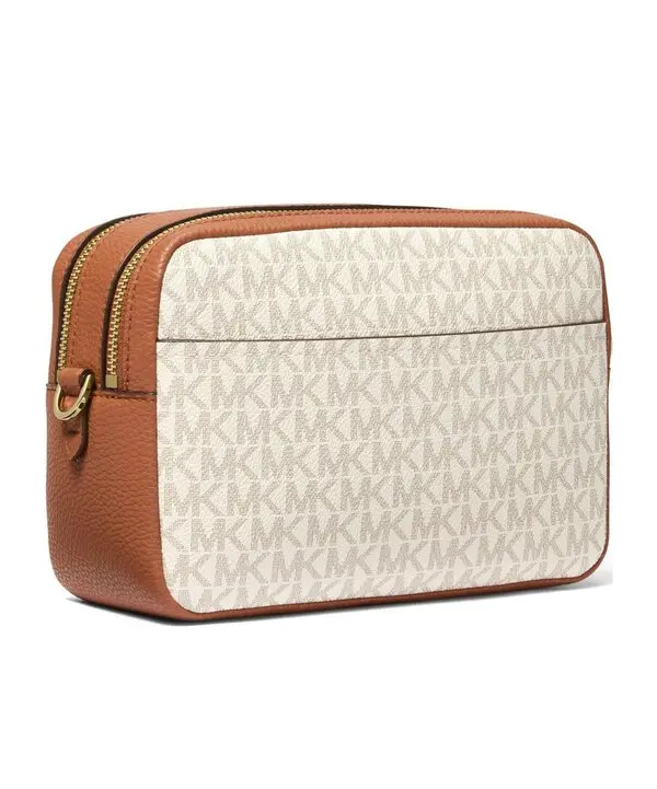 Michael Kors Monogram Print Camera Crossbody Bag