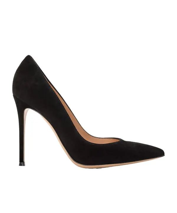 GIANVITO ROSSI High-heeled Pointed-toe Shoes - Black