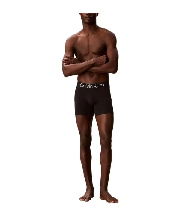 Calvin Klein Solid Color Single Boxer - Black