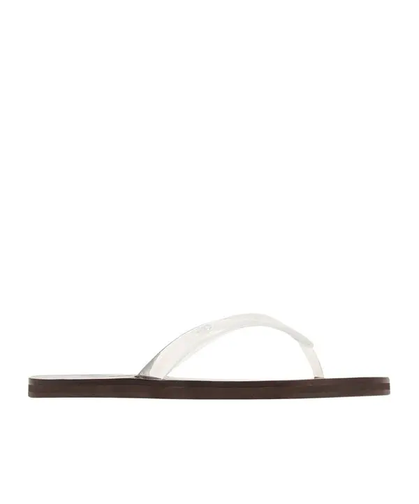 ANCIENT GREEK SANDALS Solid Color Flip Flops - Multicolor