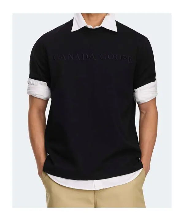 Canada Goose Ocra Embroidered T-shirt - Black