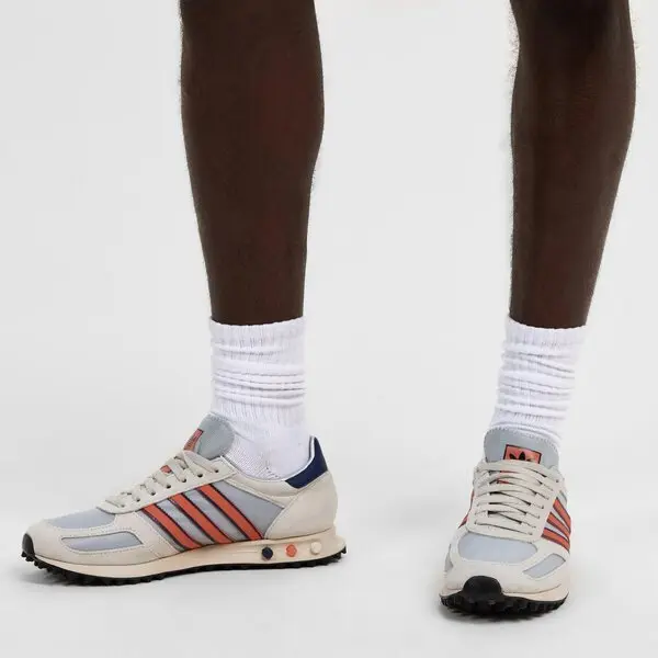 ADIDAS ORIGINALS Silver Tone Sneakers