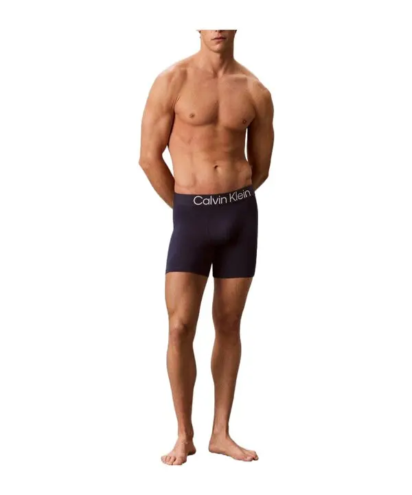 Calvin Klein Solid Color Single Boxer - Brown