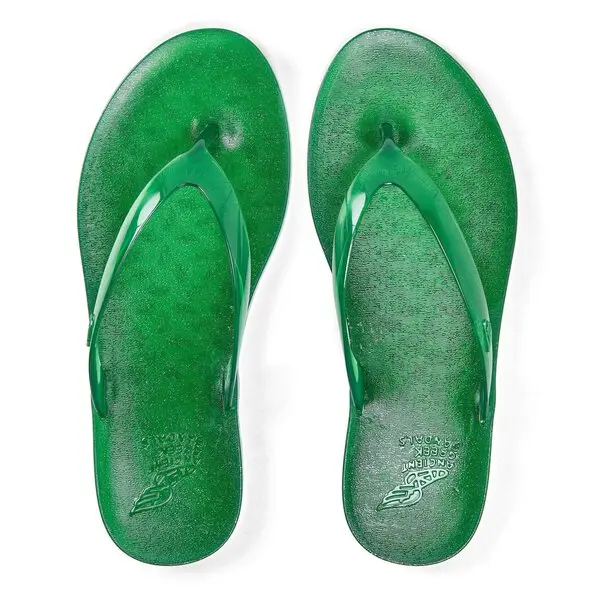 ANCIENT GREEK SANDALS Solid Color Flip Flops