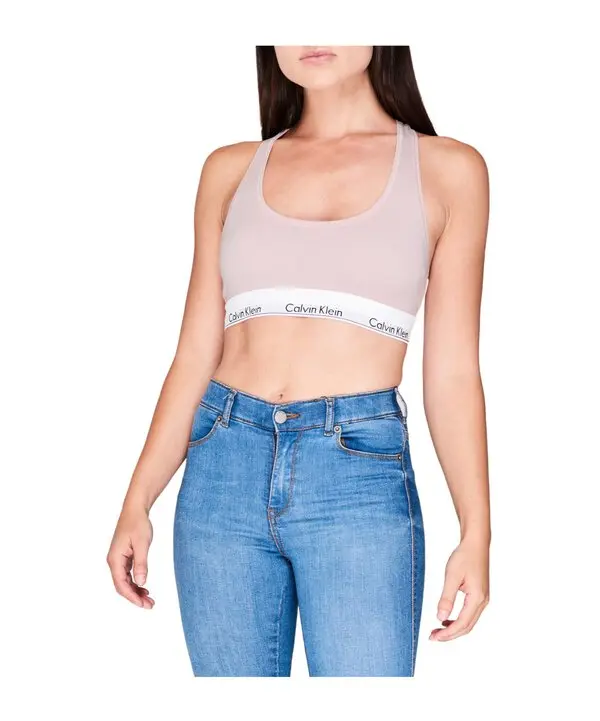 Calvin Klein Ribbed Racerback Bralette