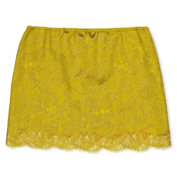 Saint Laurent Lace Mini Skirt - No