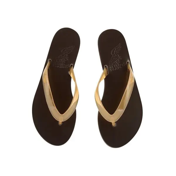 ANCIENT GREEK SANDALS Solid Color Flip Flops