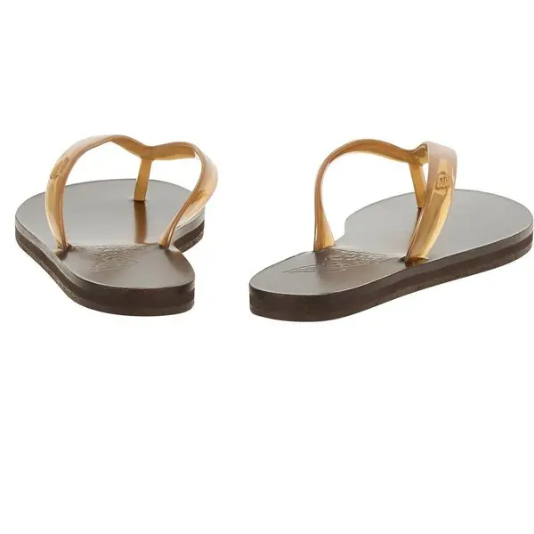 ANCIENT GREEK SANDALS Solid Color Flip Flops