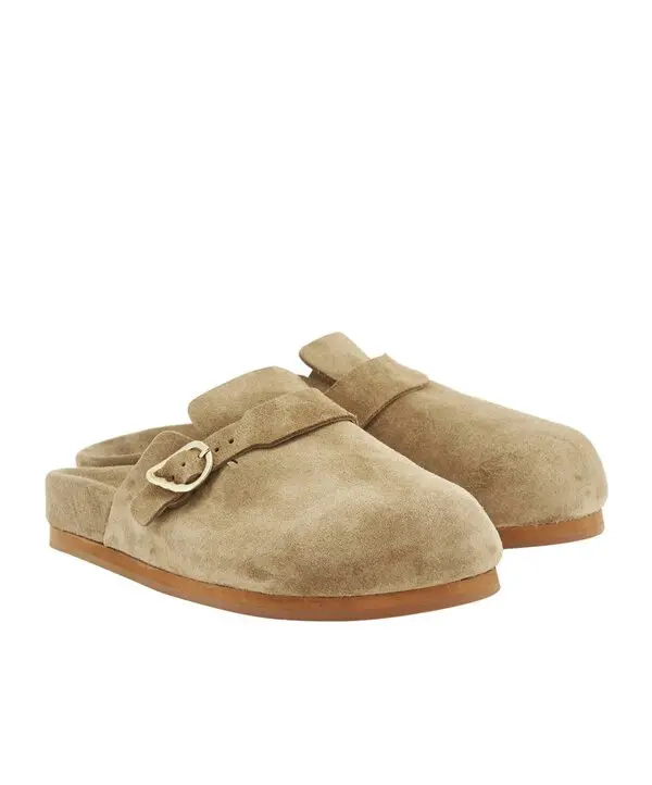 ANCIENT GREEK SANDALS Solid Color Mule Clogs