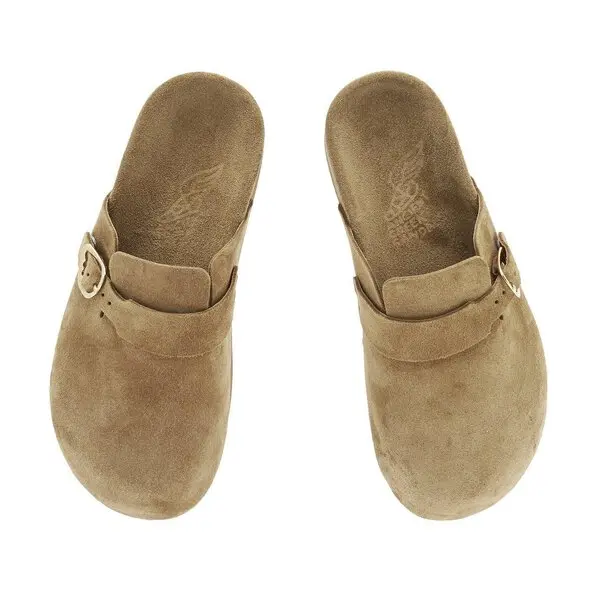 ANCIENT GREEK SANDALS Solid Color Mule Clogs