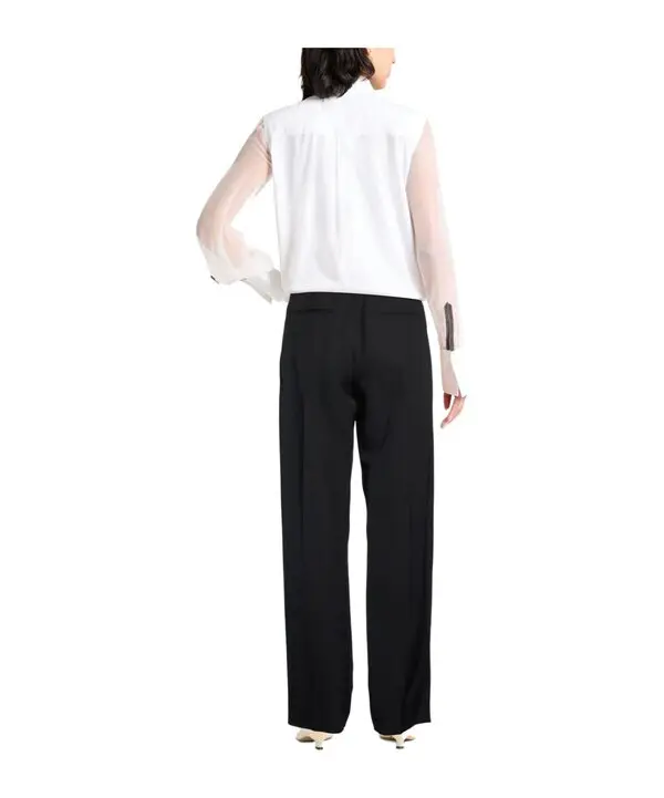 Sportmax Solid-colored Straight-leg Pants