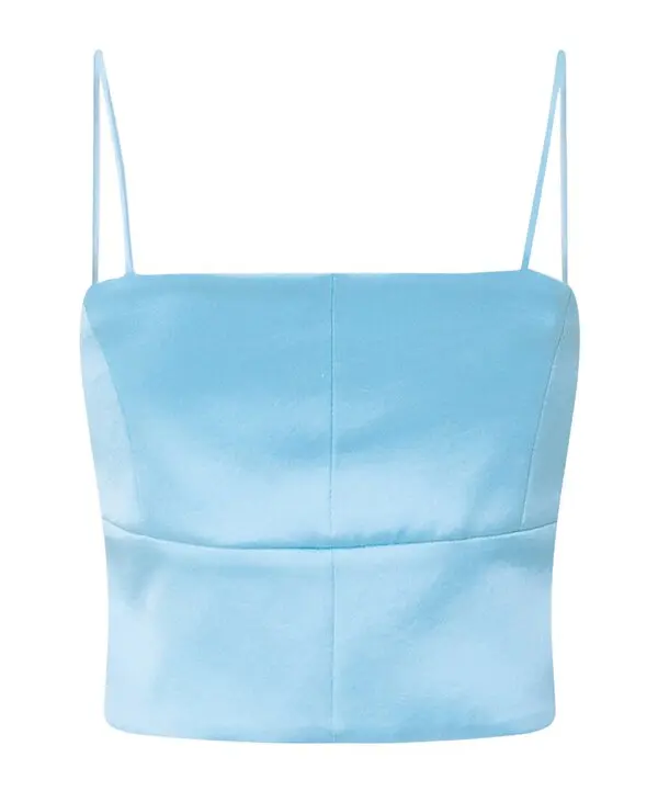 Hugo Boss Satin Cropped Camisole