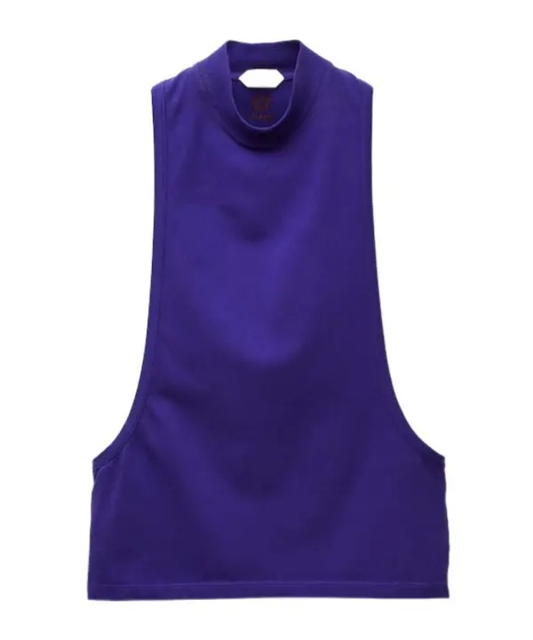 Versace Embroidered-logo Stretch Cotton-jersey Tank Top