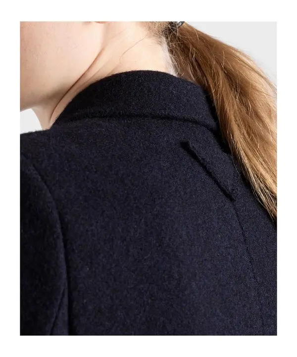 Prada Double-breasted Shetland Wool Coat