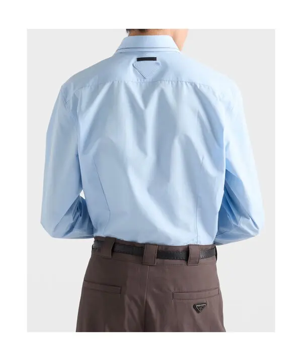 Prada Cotton Shirt - Sky-blue