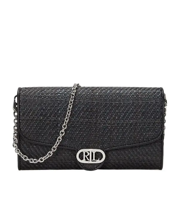 Ralph Lauren Woven Straw Crossbody Bag