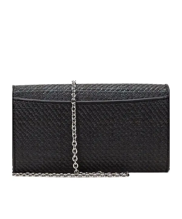 Ralph Lauren Woven Straw Crossbody Bag