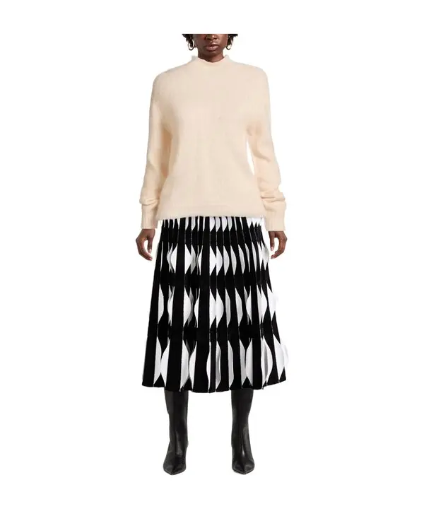 Max Mara Knitted Turtleneck Long-sleeve Top