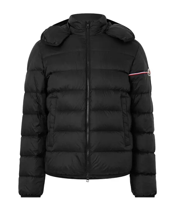 Moncler Simple Cotton-padded Jacket - Black