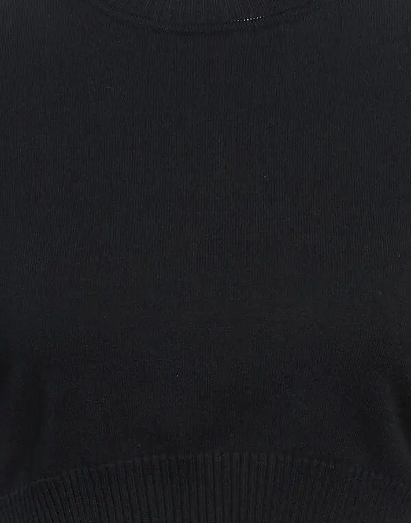 Sportmax Solid-color Short-sleeve Knit Top