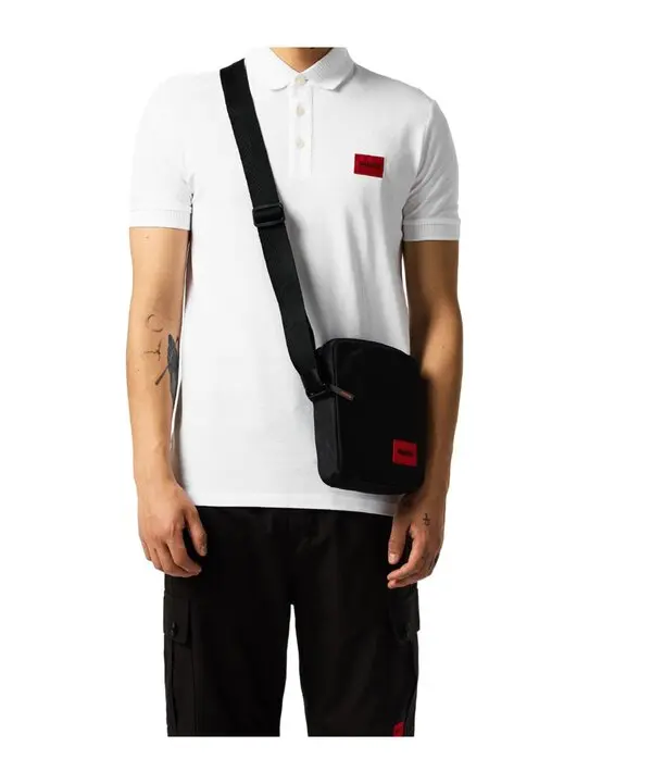 Hugo Boss Nylon Crossbody Reporter Bag