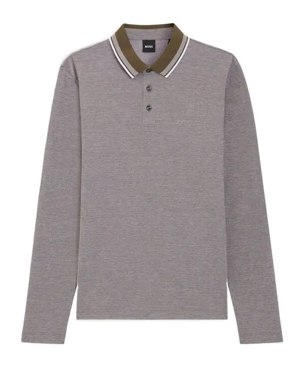 Hugo Boss Cotton Longsleeve Polo