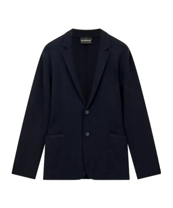 Emporio Armani Single-breasted Blazer - Black