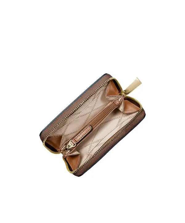 Michael Kors Monogram Ziparound Card Case