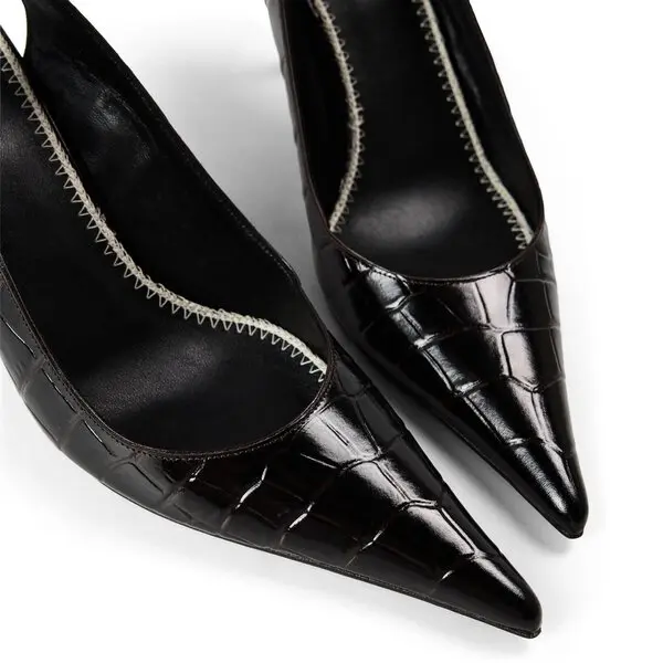 Fendi Patent Pointedtoe High Heels