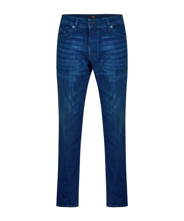 Hugo Boss Washed Straight Leg Jeans