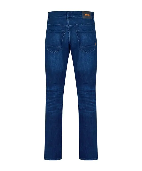 Hugo Boss Washed Straight Leg Jeans