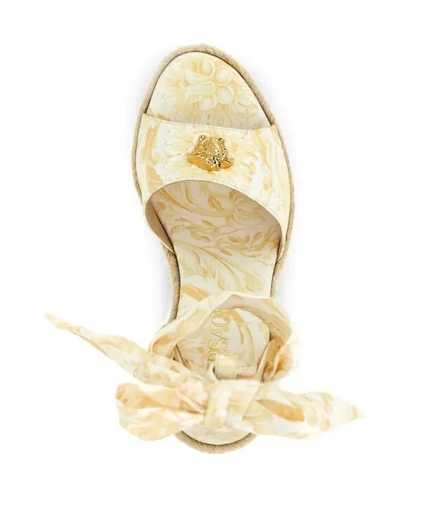 Versace La Medusa Wedge Sandals