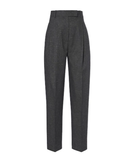 RÓHE Pleated Wool-blend Straight Pants