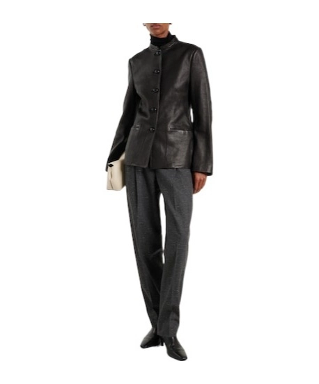 RÓHE Pleated Wool-blend Straight Pants