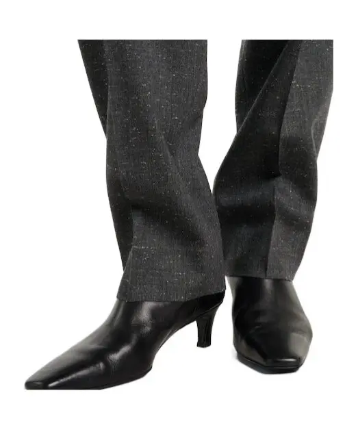 RÓHE Pleated Wool-blend Straight Pants