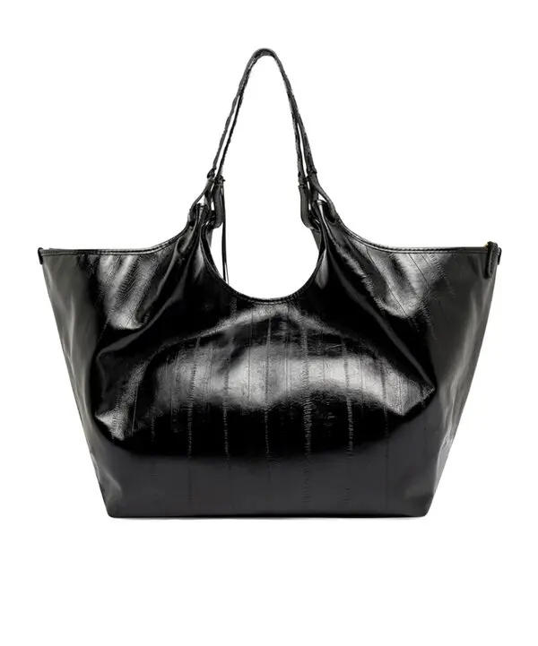 GIANNI CHIARINI Large Dua Leather Shoulder Bag