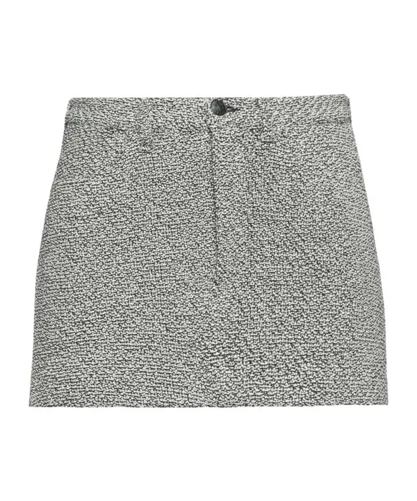 Rag & Bone Color-blocked Tweed Umbrella Skirt - Black