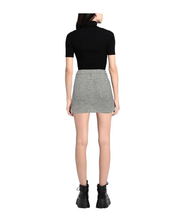 Rag & Bone Color-blocked Tweed Umbrella Skirt